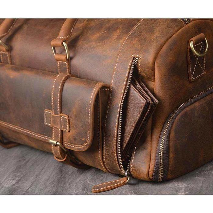 Leather Duffel Bag for Men & Women – Emerson Leather Bags